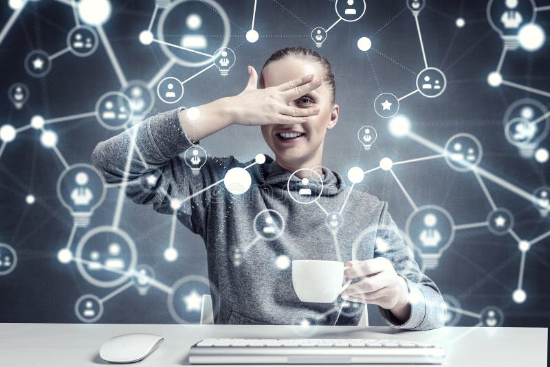 Web Developer or Freelancer Stock Image - Image of computer ...