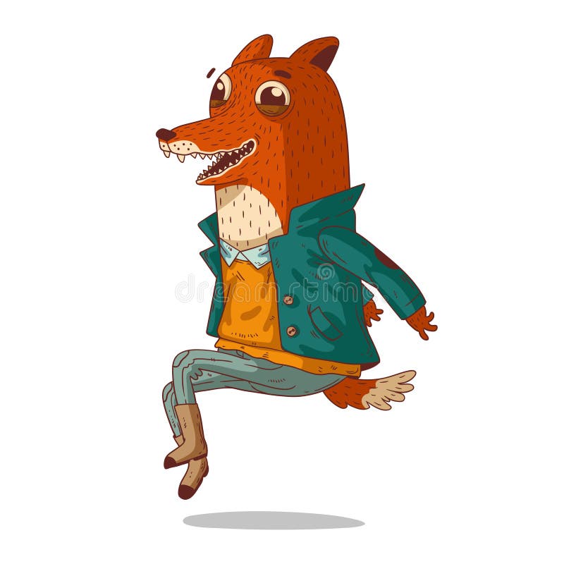 Fox Jumping Vector Stock Illustrations – 604 Fox Jumping Vector Stock ...