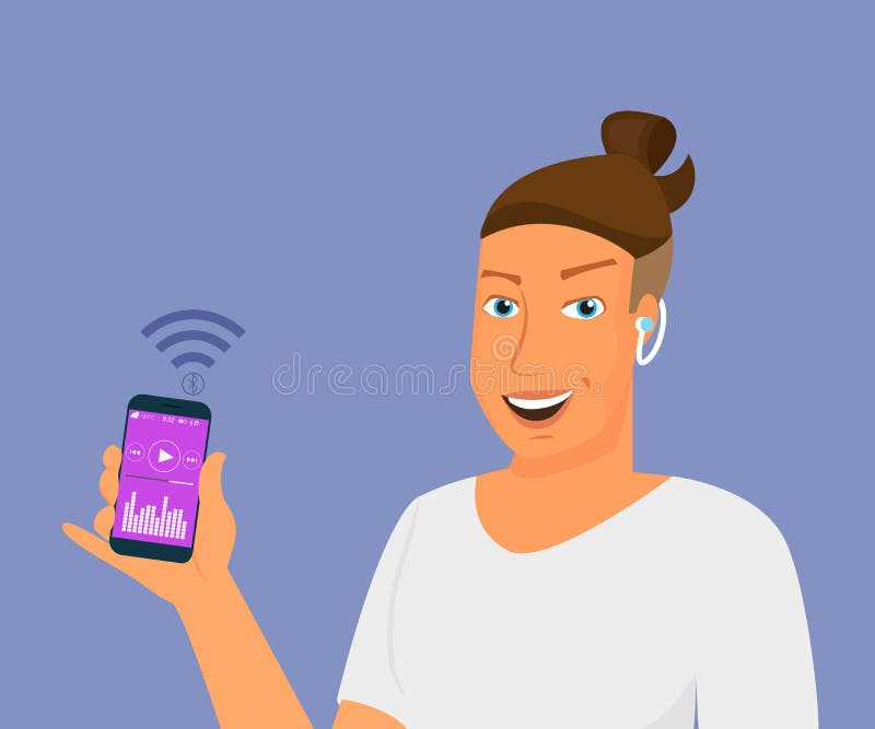 Cartoon Bluetooth Stock Illustrations – 417 Cartoon Bluetooth Stock ...