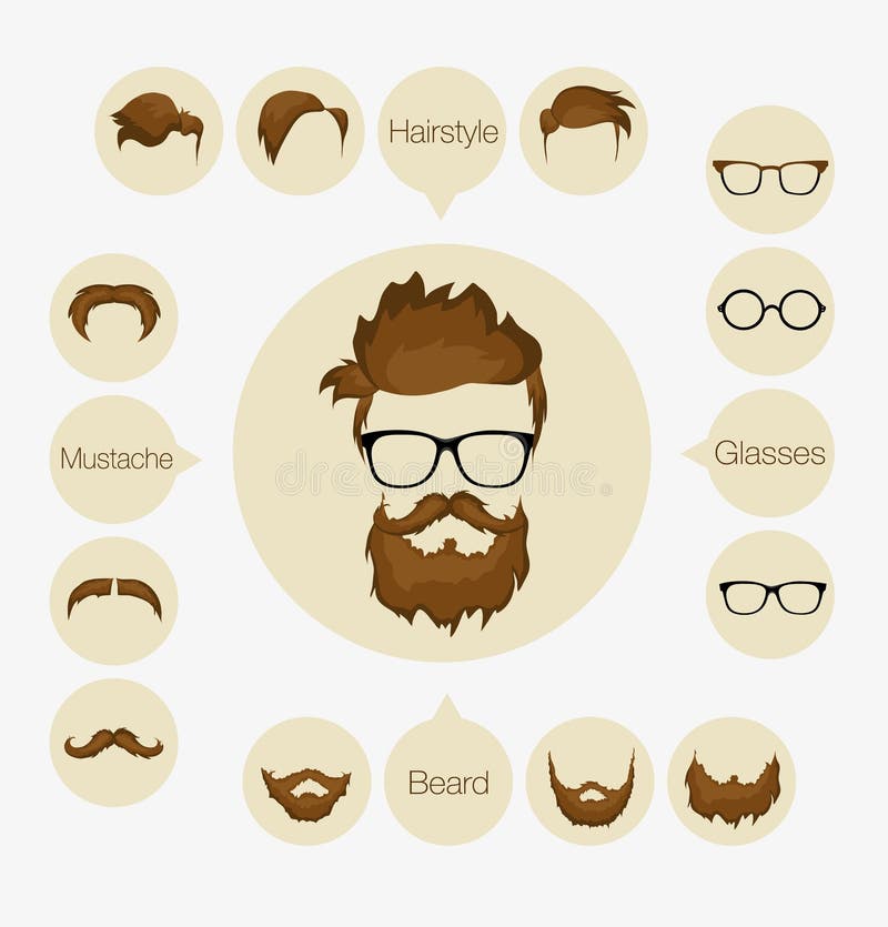 Hipster Infographics with Fashion Design Elements Stock Vector ...