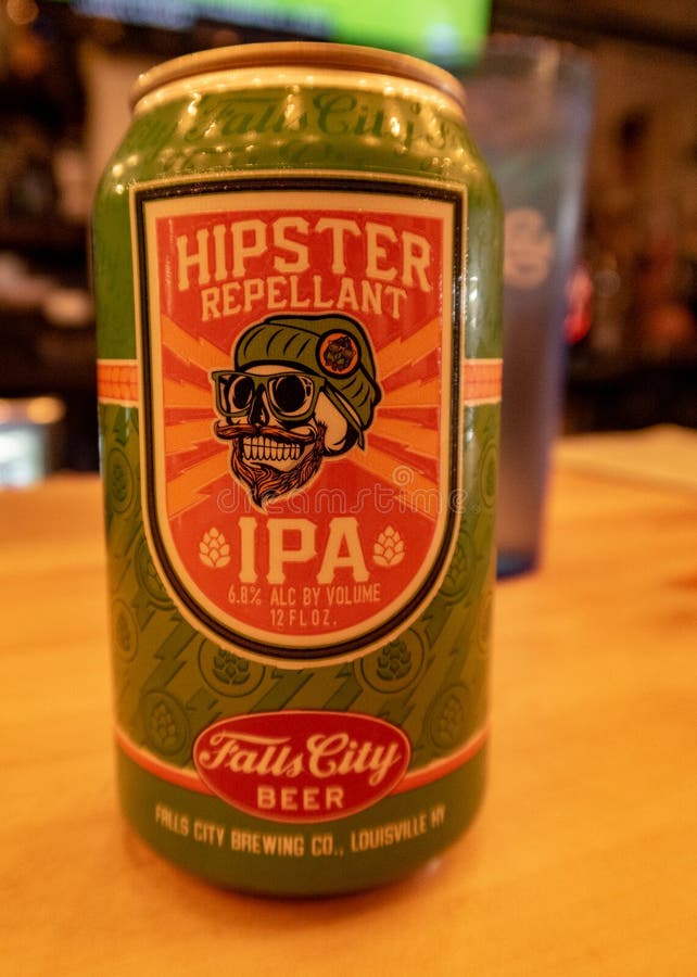 Hipster Repellant IPA Beer editorial photo. Image of falls - 141474501