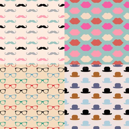 Vector Hipster Seamless Patterns Stock Illustrations – 7,963 Vector Hipster Seamless Patterns ...