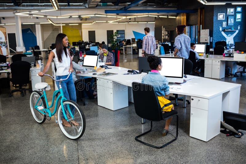 Hipsters with bicycle stock photo. Image of focused, bicycle - 77895646