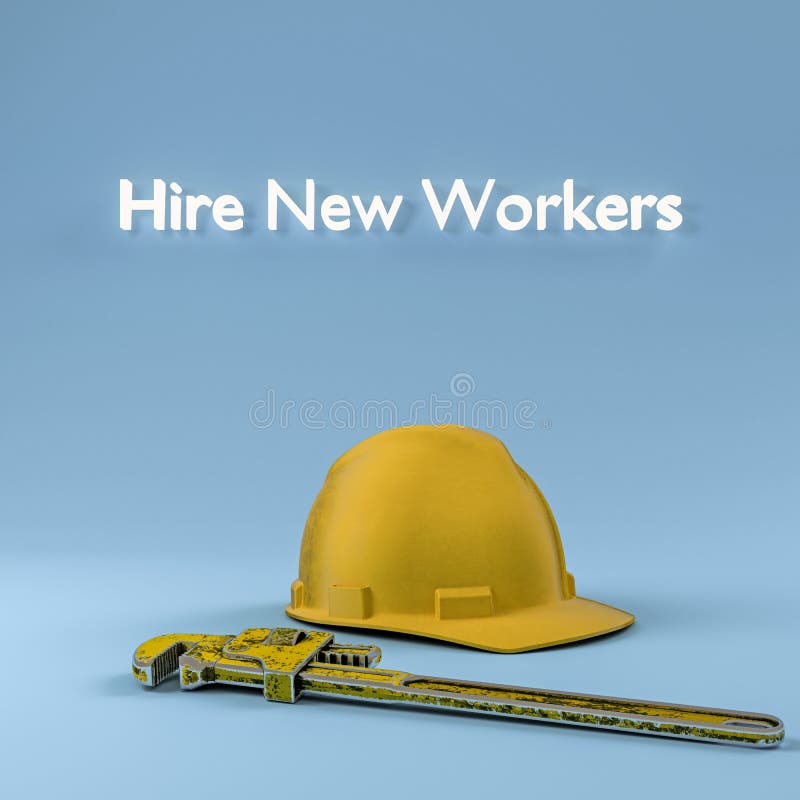 Hire new workers stock illustration. Illustration of resources - 95785606