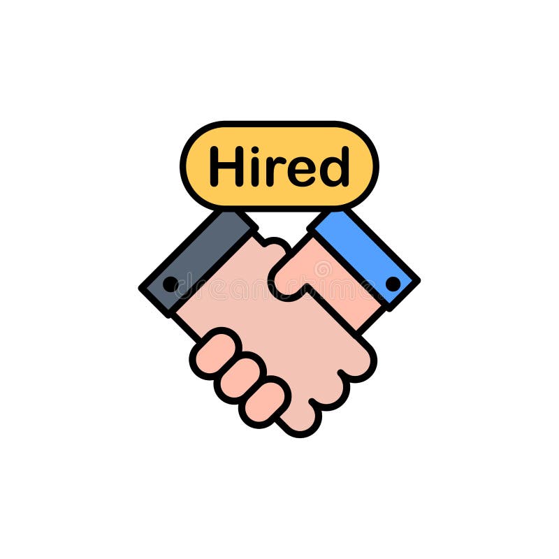 Hired Flat Vector Icon Sign Symbol Stock Vector - Illustration of ... Hired Flat Vector Icon Sign Symbol Stock Vector - Illustration of ...