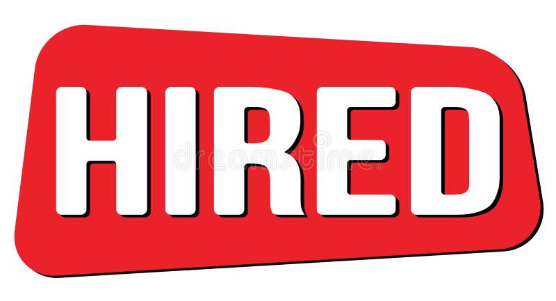 Hired Logo Stock Illustrations – 343 Hired Logo Stock Illustrations ...