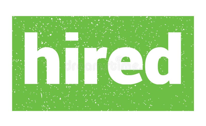 Hired Logo Stock Illustrations – 335 Hired Logo Stock Illustrations ...