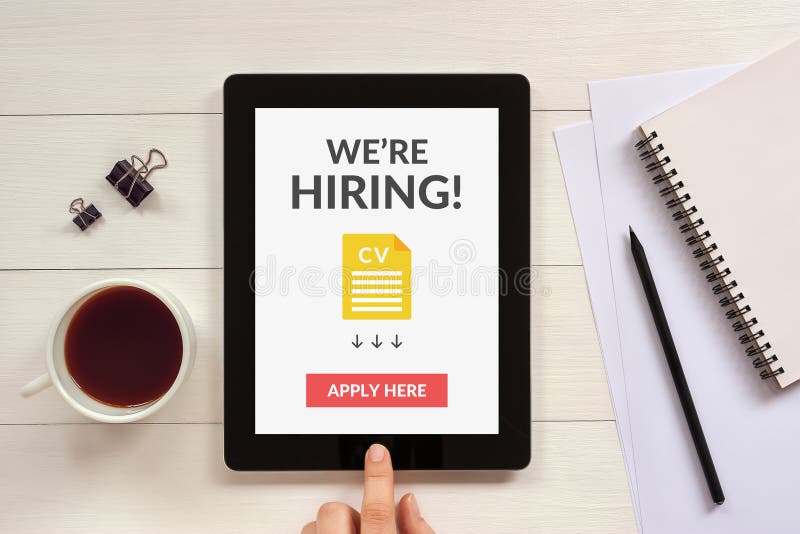 We are hiring apply now stock image. Image of employment - 52096185