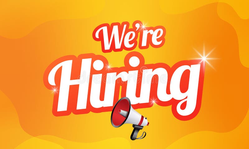 We are Hiring Banner with Megaphone. Join Our Team Stock Illustration ... We are Hiring Banner with Megaphone. Join Our Team Stock Illustration ...
