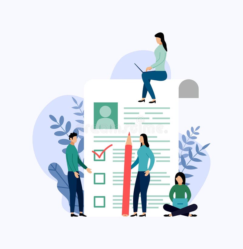 We are Hiring, Checklist, Questionnaire Stock Vector - Illustration of ...