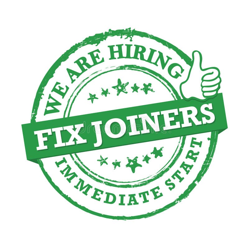 We are Hiring Fix Joiners - Immediate Start!- Green Stamp / Label Stock ...