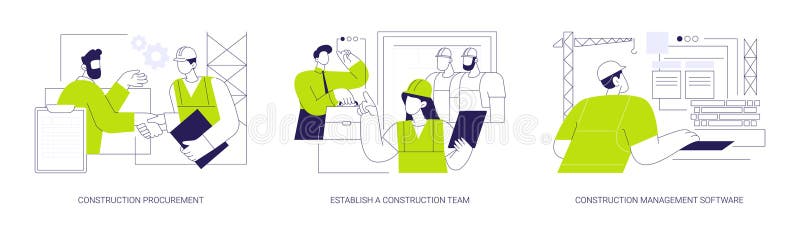 Hiring General Contractor Abstract Concept Vector Illustrations. Stock ...