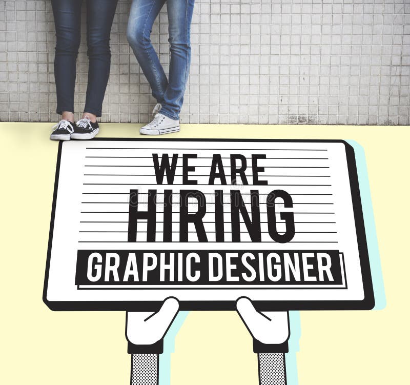 Hiring Graphic Designer Creative Sketch Visual Concept Stock Photo ...