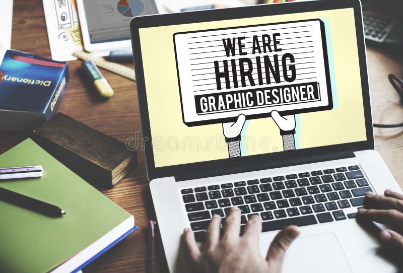 Hiring Graphic Designer Creative Sketch Visual Concept Stock Photo ...