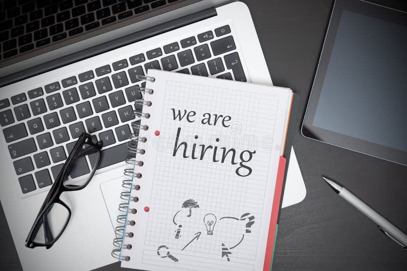 Hiring, Human Resources, Recruitment Composition Stock Image - Image of ...