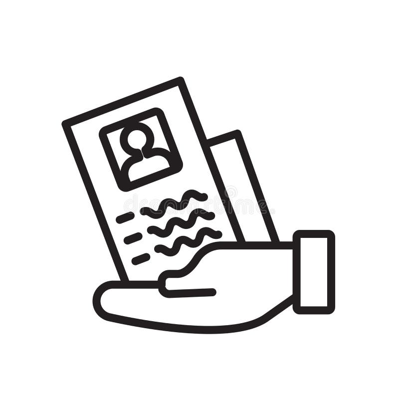 Hiring Icon Vector Sign and Symbol Isolated on White Background, Hiring ...