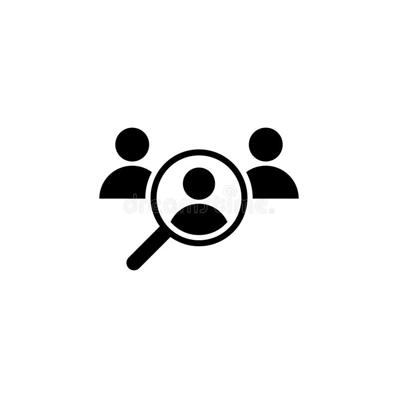 Hiring Icon . Search Job Vacancy Icon. Human Resources Concept ...