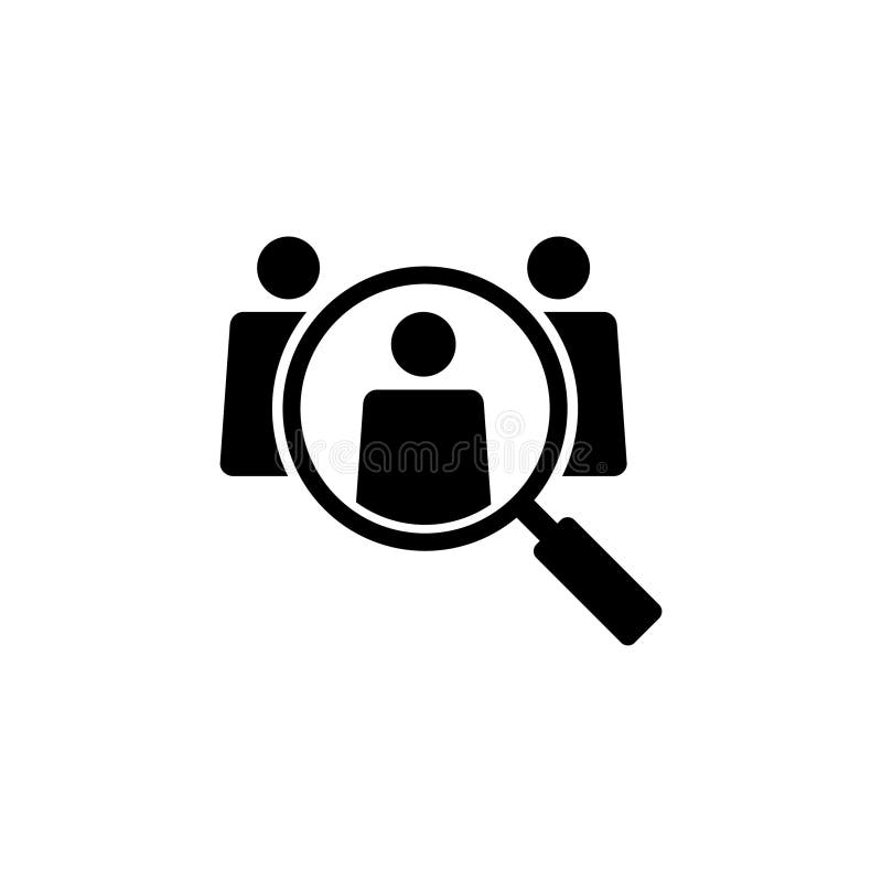 Hiring Icon. Search Job Vacancy Icon. Human Resources Concept ...