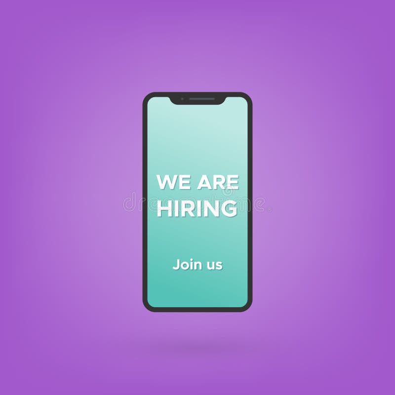 Join Now Phone Icon stock vector. Illustration of mobile - 198330450