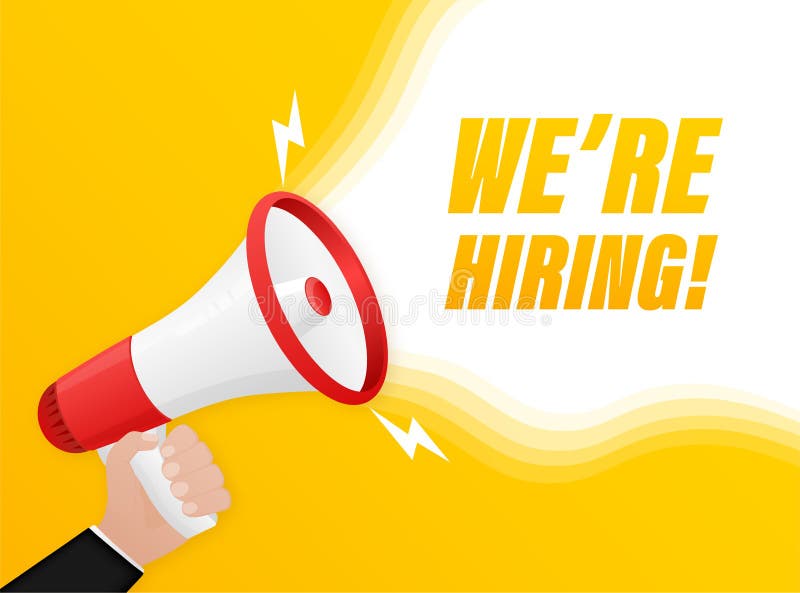 We are Hiring Word. Pixel Style Illustration Stock Vector ...