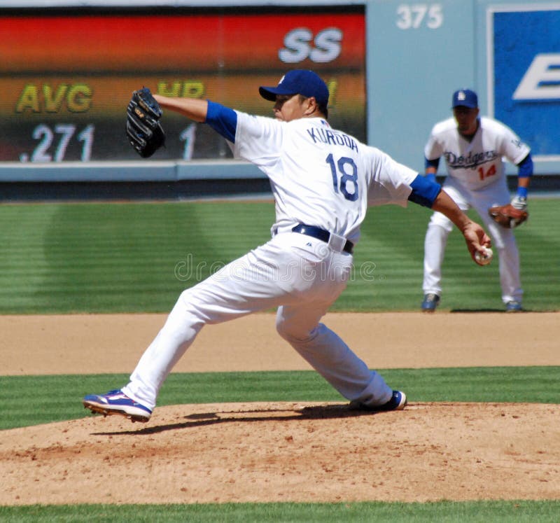 La Dodgers Japanese Pitchers Stock Photos - Free & Royalty-Free Stock ...