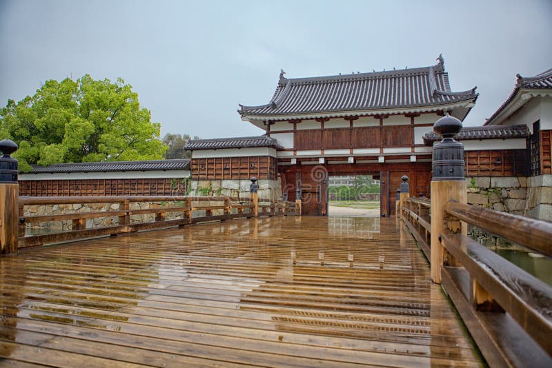 Hiroshima castle gate stock image. Image of water, hiroshima - 78567485