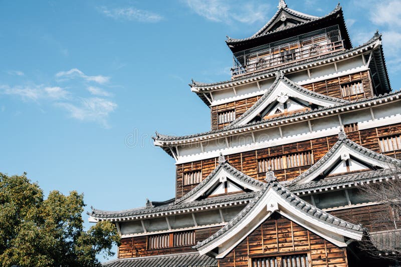 Hiroshima Castle in Hiroshima, Japan Stock Photo - Image of place ...