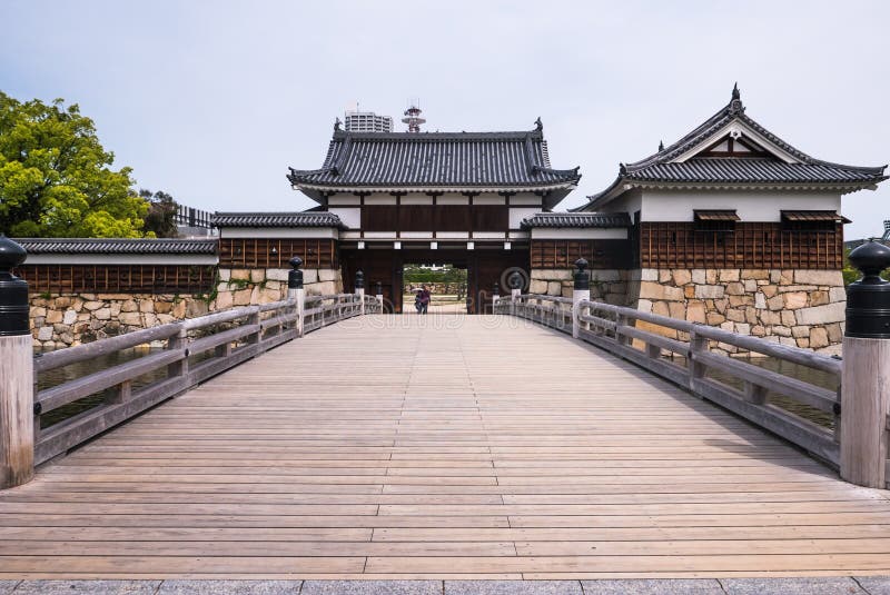 Hiroshima castle editorial photo. Image of autumn, landscape - 77752441