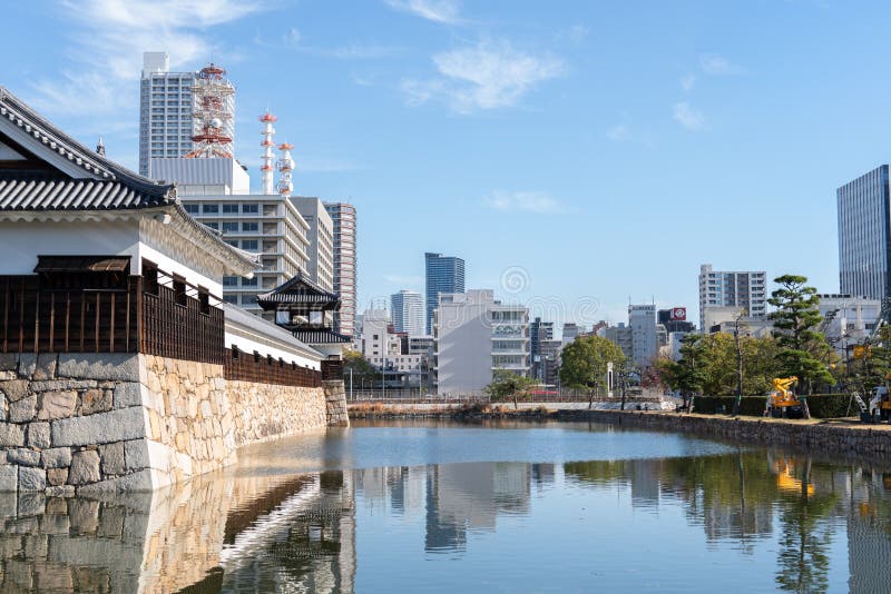 Hiroshima Castle Park and City View in Hiroshima, Japan Editorial Image ...