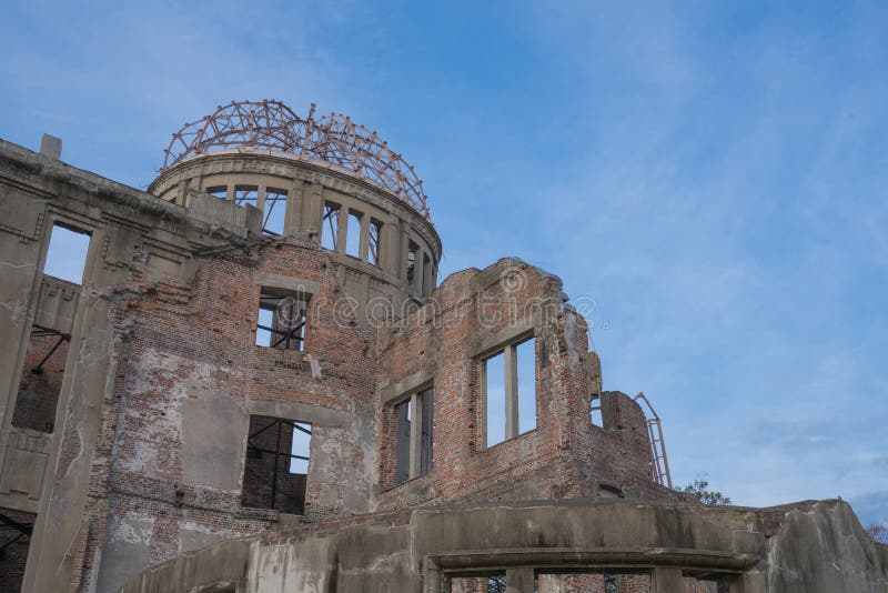 Hiroshima history building stock photo. Image of memorial - 64878126