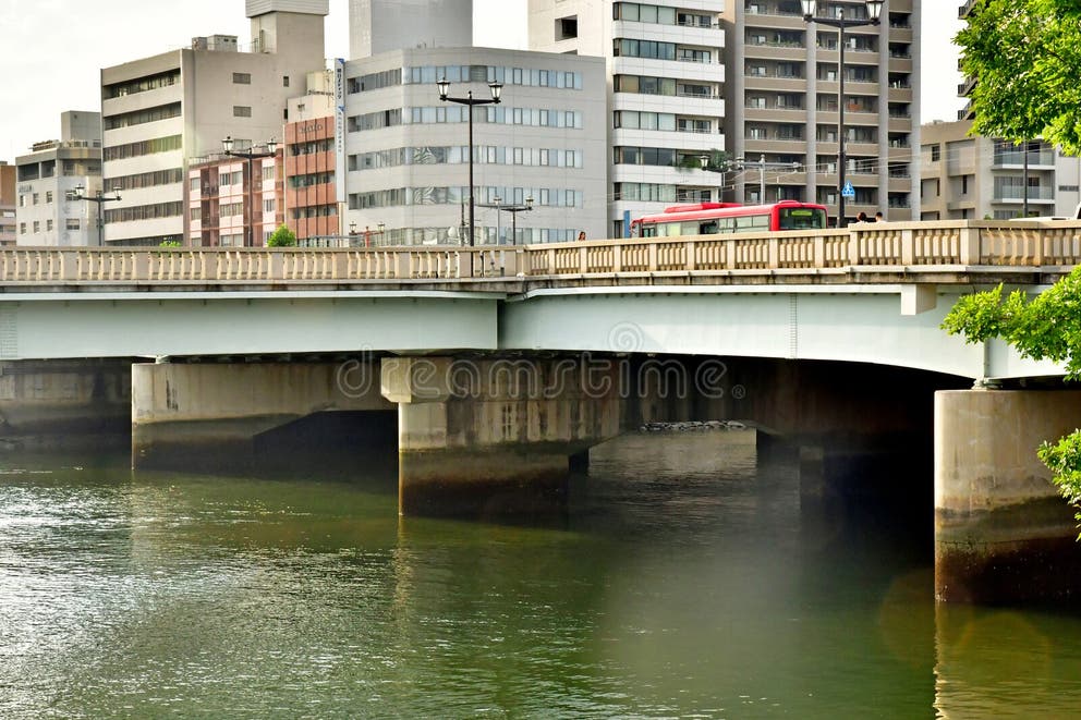 Hiroshima Japan - August 6 2024 : Aioi Bridge Editorial Photography ...