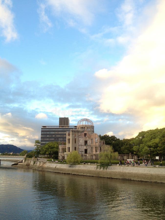 Hiroshima Peace Memorial, Atomic Bomb Dome, Japan Editorial Image ...