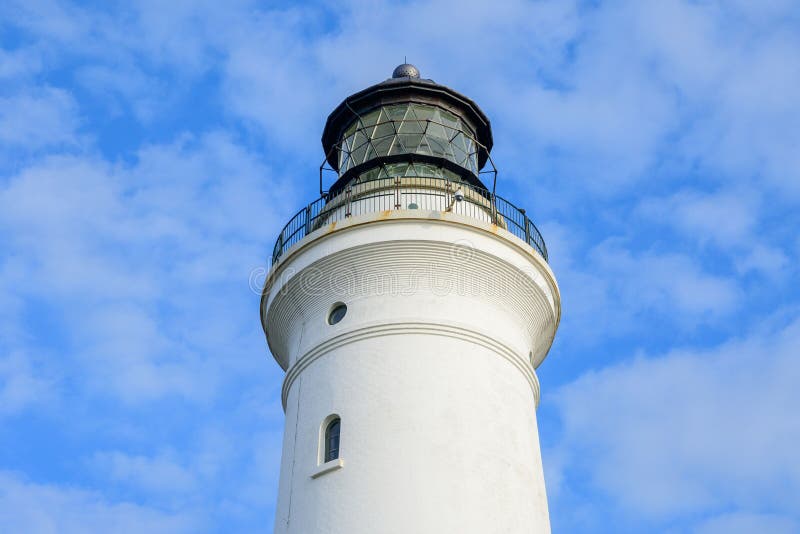Hirtshals Fyr Lighthouse on a Sunny Morning Stock Photo - Image of ...