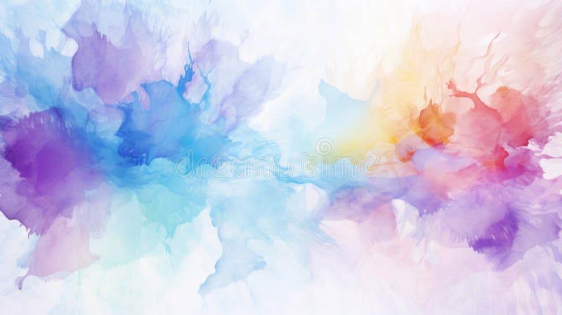 His Abstract Background Features a Playful Splash of Watercolor Stock ...