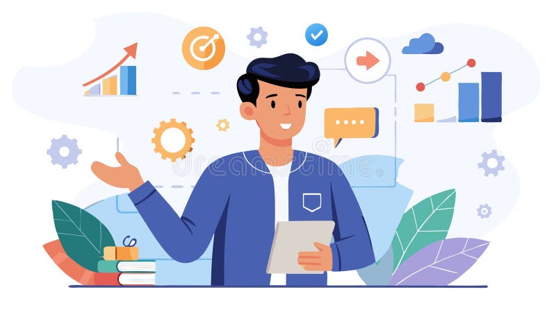 His Animated Hand Gestures Emphasize Key Points, Enhancing Audience ...