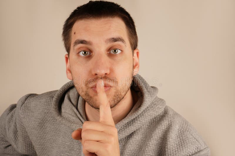 His Composed Expression Enhances the Effectiveness of the Gesture. the ...