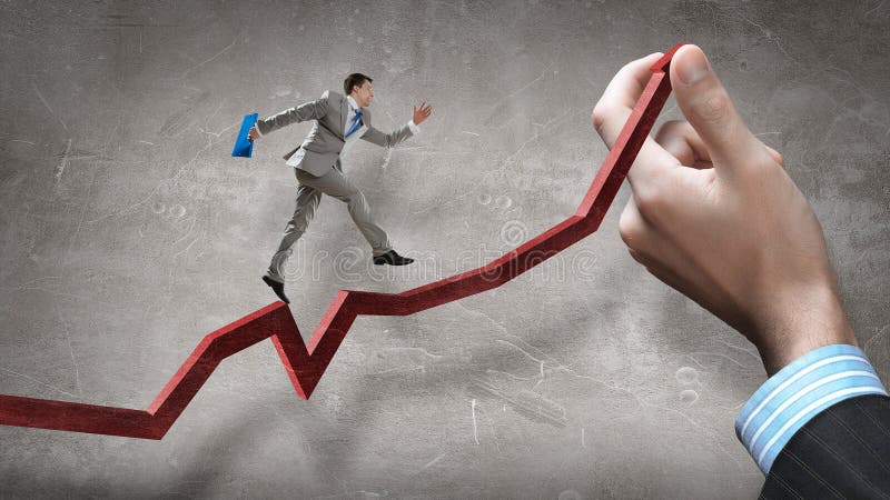 His Growth and Progress. Mixed Media Stock Image - Image of advance ...