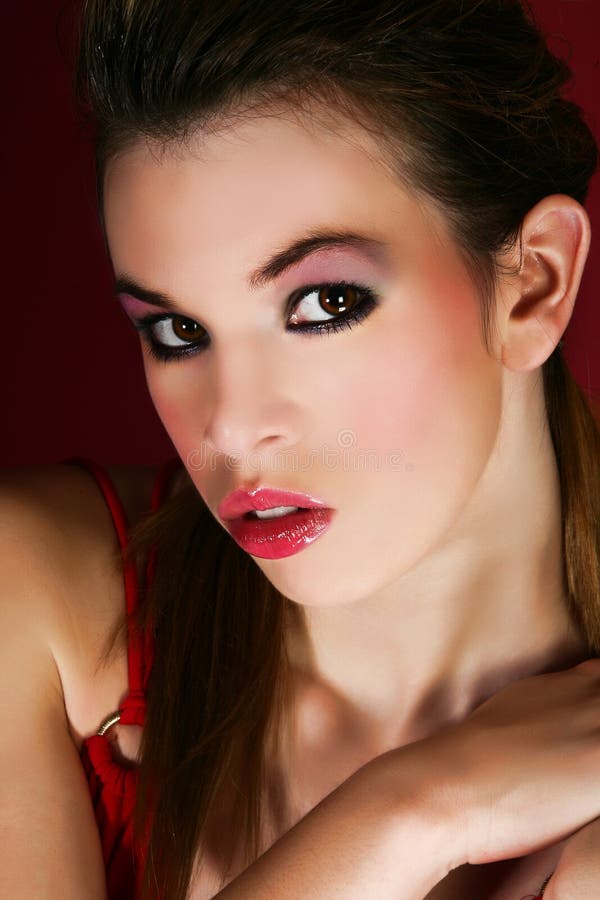 Hispanic Beauty stock photo. Image of model, pretty, portrait - 3995560