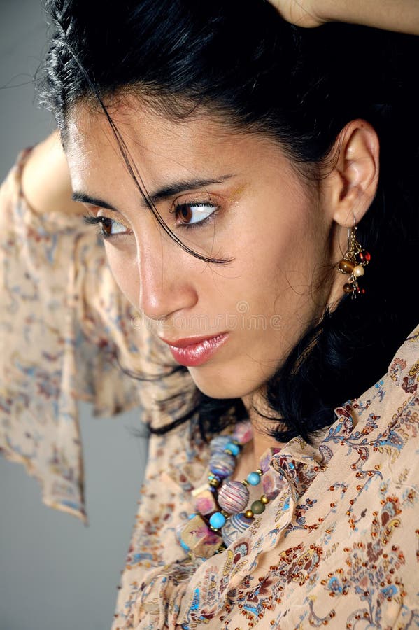 Hispanic beauty stock photo. Image of intense, pose, hispanic - 4900418