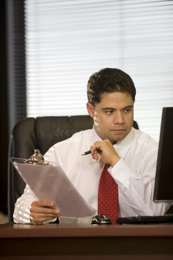 Hispanic Business Man In The Office Stock Photo - Image: 17479608 Hispanic Business Man In The Office Stock Photo - Image: 17479608