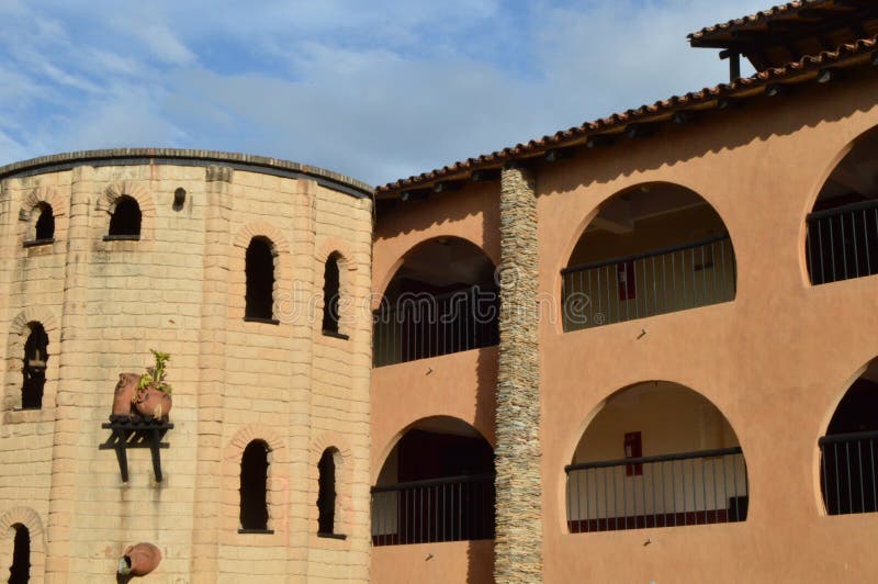 Hispanic colonial building stock image. Image of spanish - 58476357