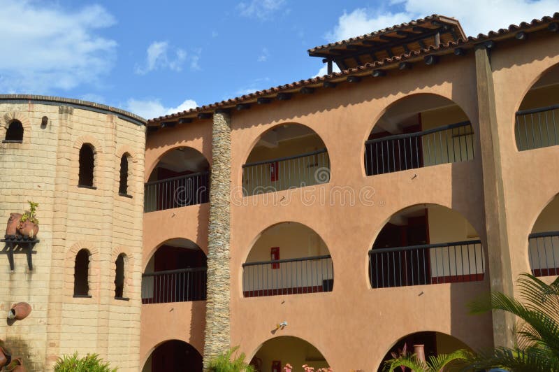 Hispanic colonial building stock photo. Image of multiple - 58476734