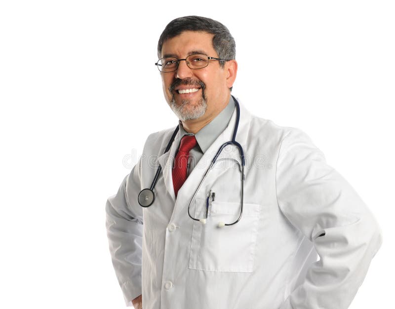 Hispanic Doctor Smiling Stock Photos - Image: 23997913