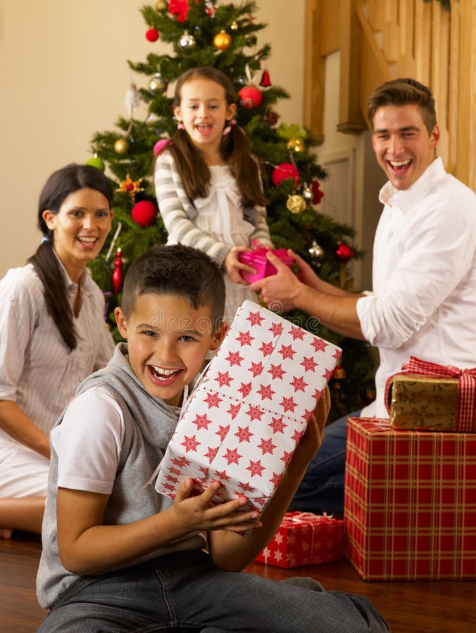 4,693 Family Around Christmas Tree Stock Photos - Free & Royalty-Free ...