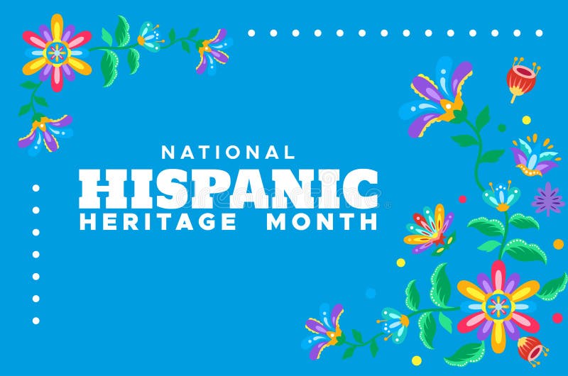 Hispanic Heritage Month Background Vector Design Stock Illustration ...