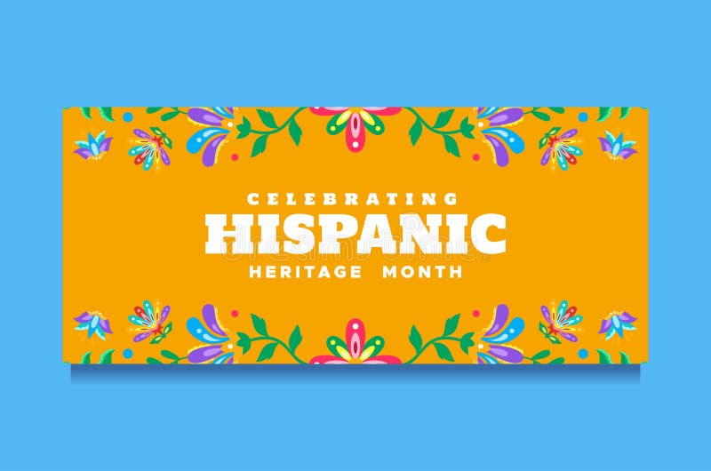 Hispanic Heritage Month Banner Vector Design Stock Illustration ...