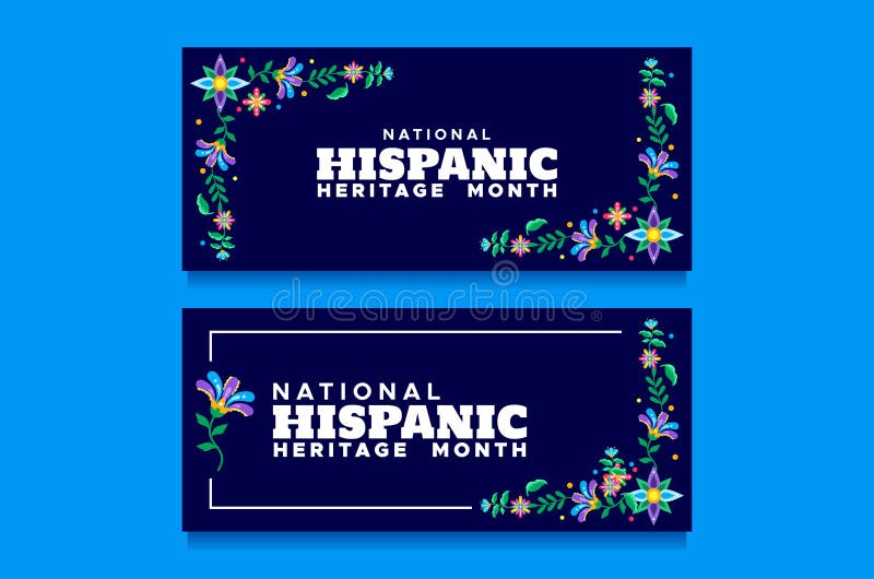 Hispanic Heritage Month Banner Vector Design Stock Illustration ...