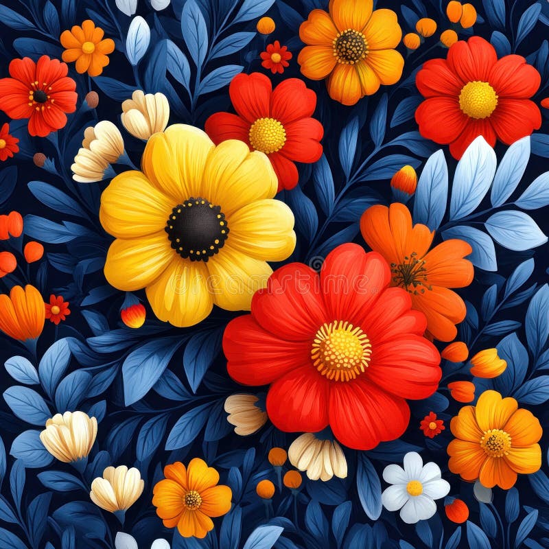 Hispanic Heritage Month Vector Web Banner with Floral Pattern ...