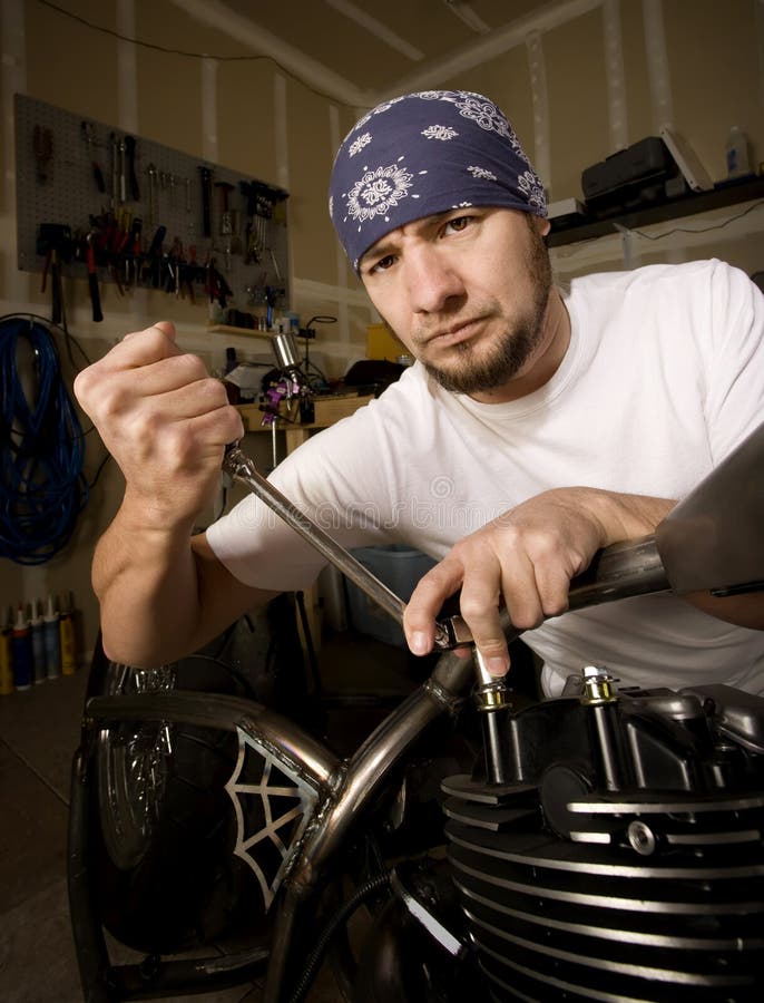 Hispanic Mechanic stock photo. Image of serious, mexican - 7997442