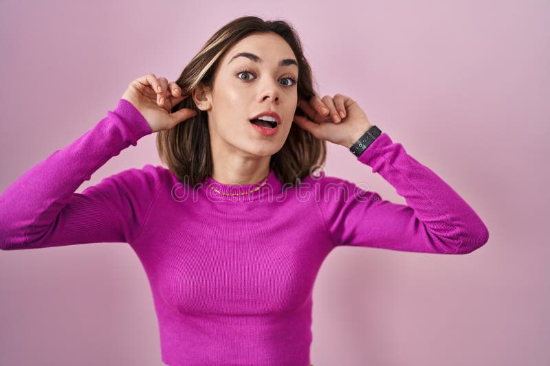 857 Woman Pulling Ear Stock Photos - Free & Royalty-Free Stock Photos ...